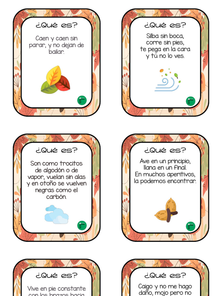 adivinanzas-de-otono | PDF