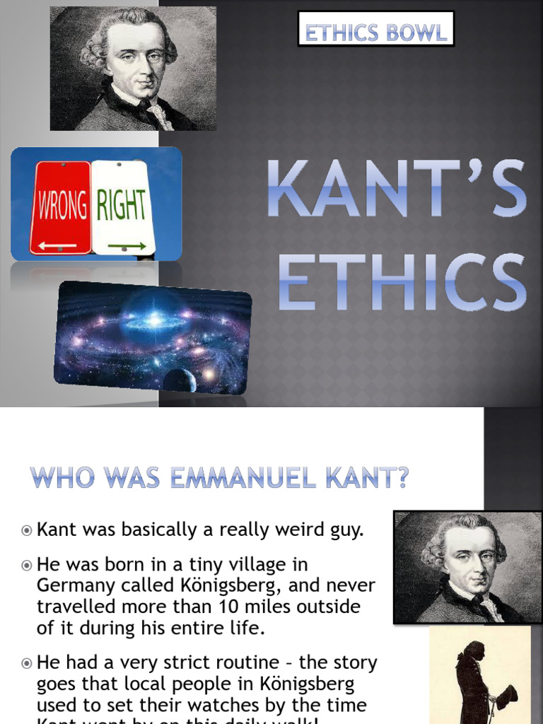 Kantian Ethics | PDF | Immanuel Kant | Reason