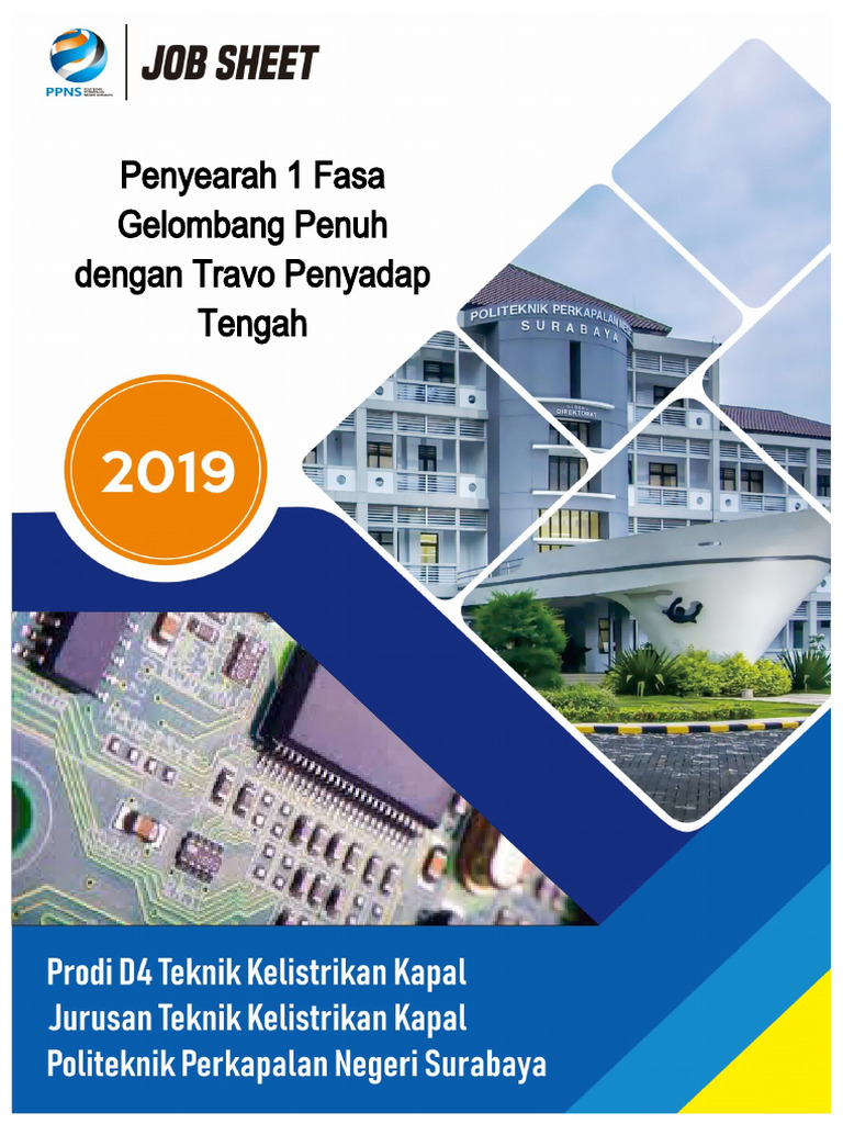 Cover Jobsheet 02 - D4 Teknik Kelistrikan Kapal | PDF