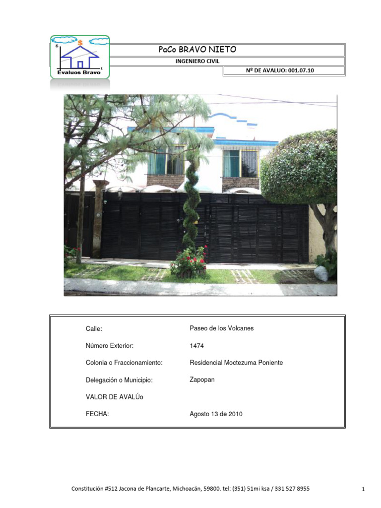 Avaluo 2 PDF Free | PDF