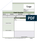 Cash Handover Template | PDF