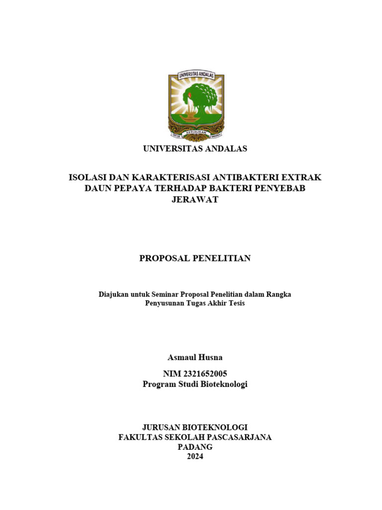Bissmillah, Proposal Fix | PDF