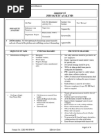 Welding Work Jsa | PDF | Welding | Construction