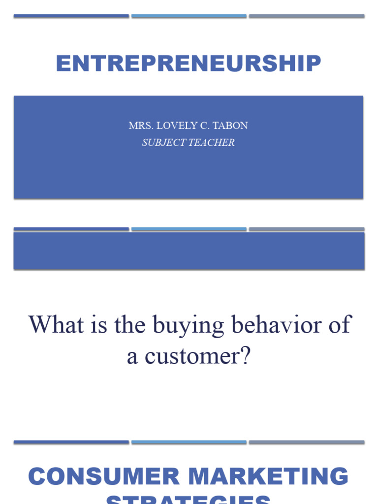 Understanding Consumer Buying Behavior | PDF | Behavior | Survey Methodology