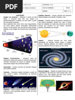 Atividade Adaptada Atmosfera Da Terra Ciencias | PDF | Atmosfera | Terra