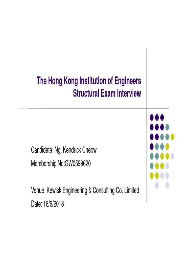 HKIE interview (Kendrick) 1 (相容模式) | PDF