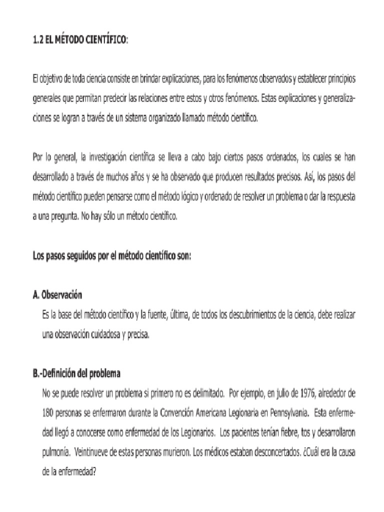 METODO CIENTIFICO | PDF