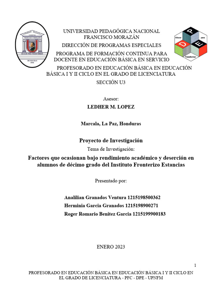 Avance para Poder Corregir | PDF | Aprendizaje | Enseñando