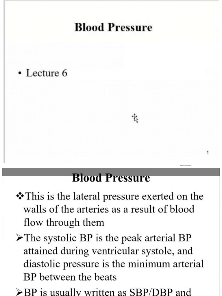 7. Blood Pressure | PDF