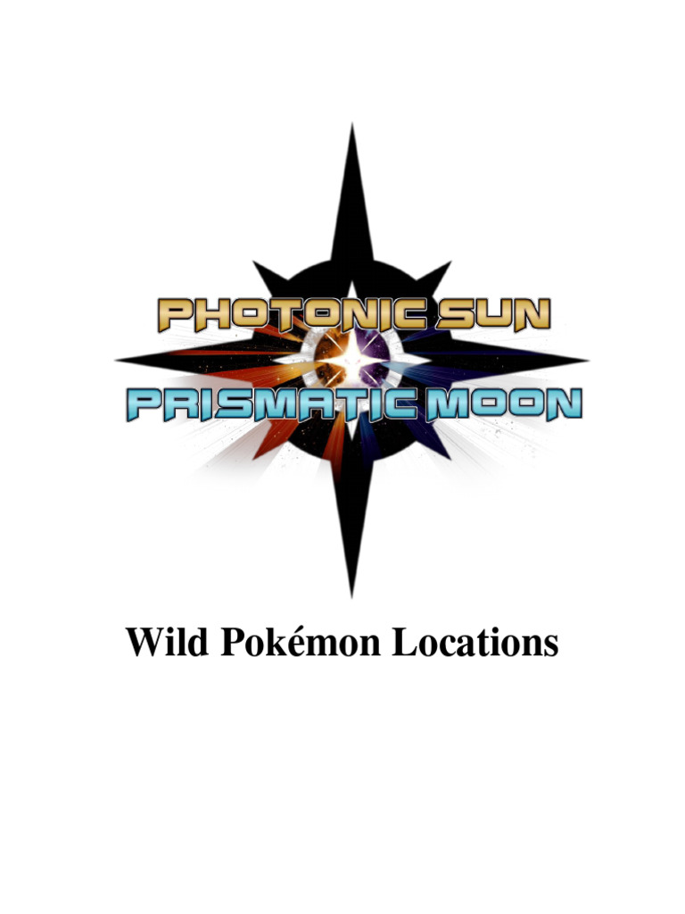 Wild Pokémon Encounter Locations Guide | PDF | Pokémon