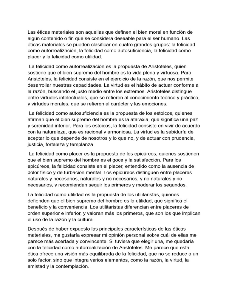 Reflexión | PDF | Virtud | Felicidad