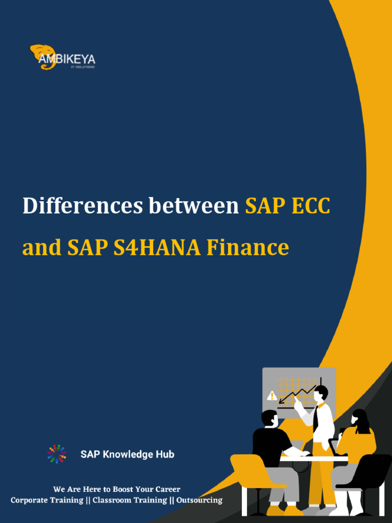 Difference Between SAP ECC and SAP S4HANA FINANCE | PDF
