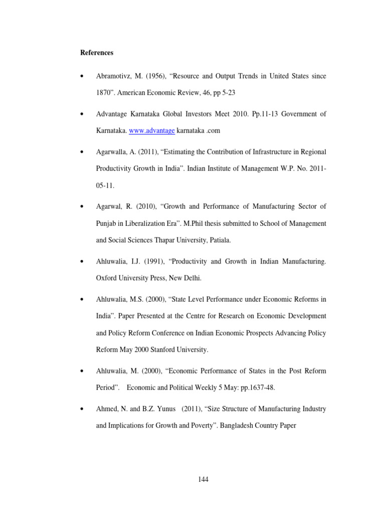 References | PDF | Economics | National Bureau Of Economic Research