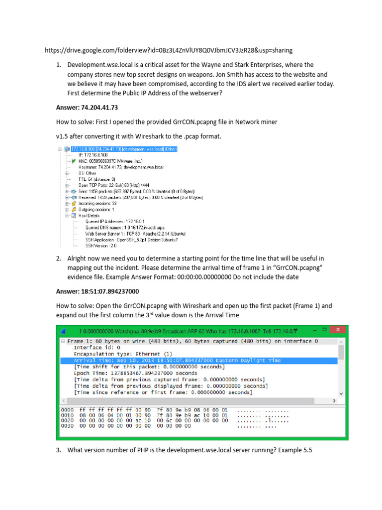 GrrCON Challenge Walkthrough | PDF | Web Server | Internet & Web