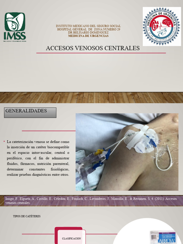 Guía de Accesos Venosos Centrales | PDF | Especialidades Medicas | Medicina