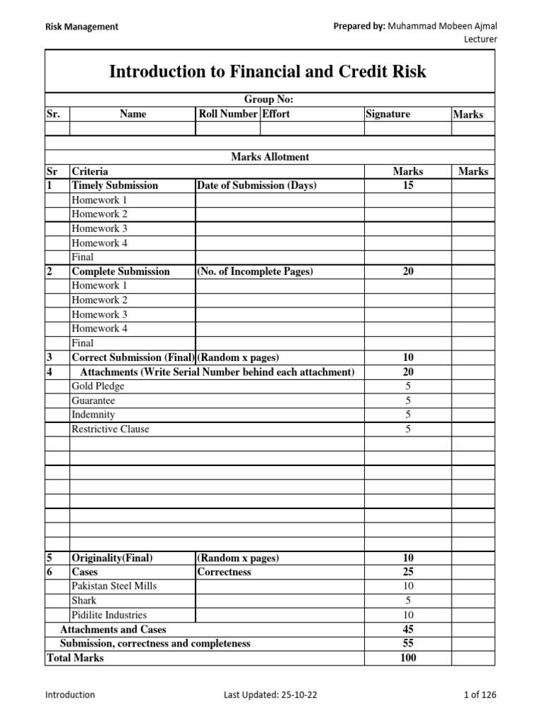 Introduction To Financial Analysis - Instructor | PDF