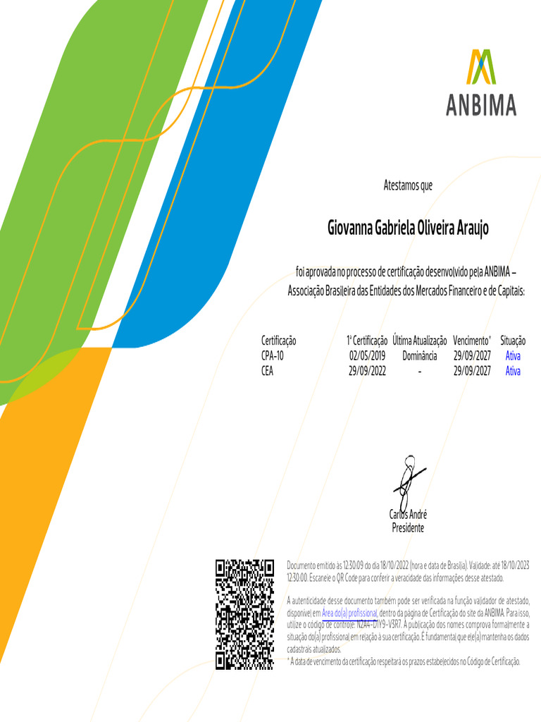 Certificado Cea | PDF