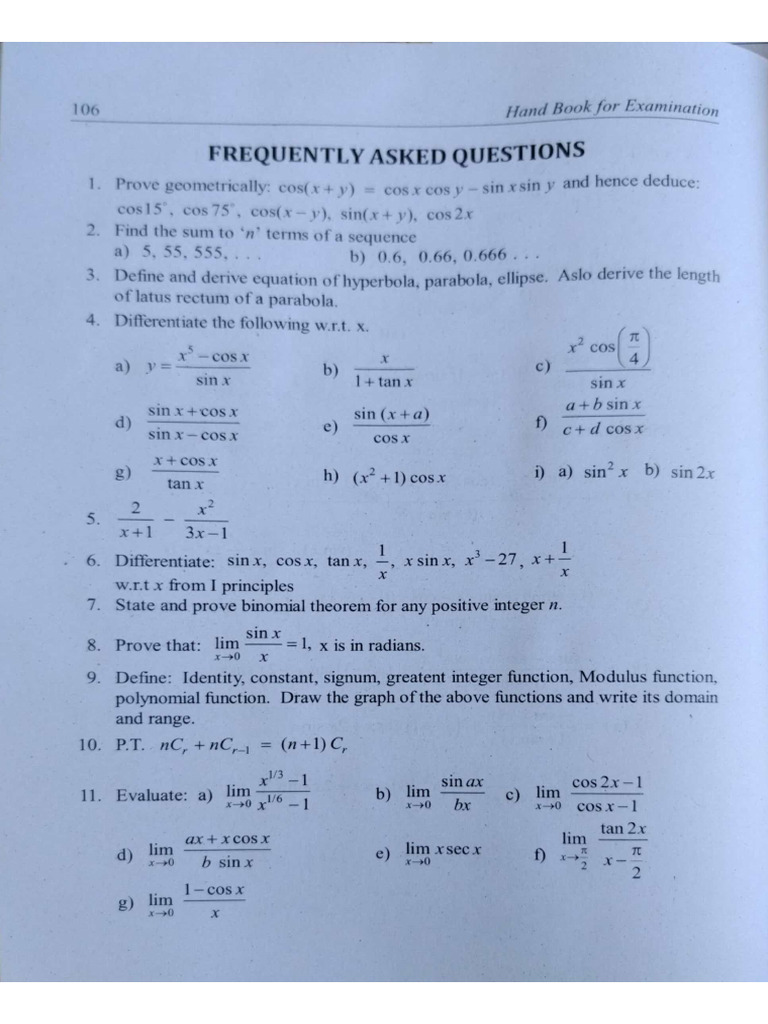 Frequently Asked Questions | PDF