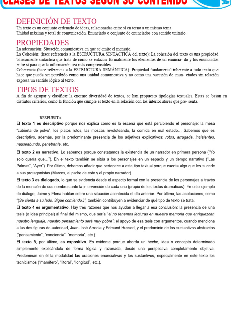 Definición de Texto | Descargar gratis PDF | Pensamiento