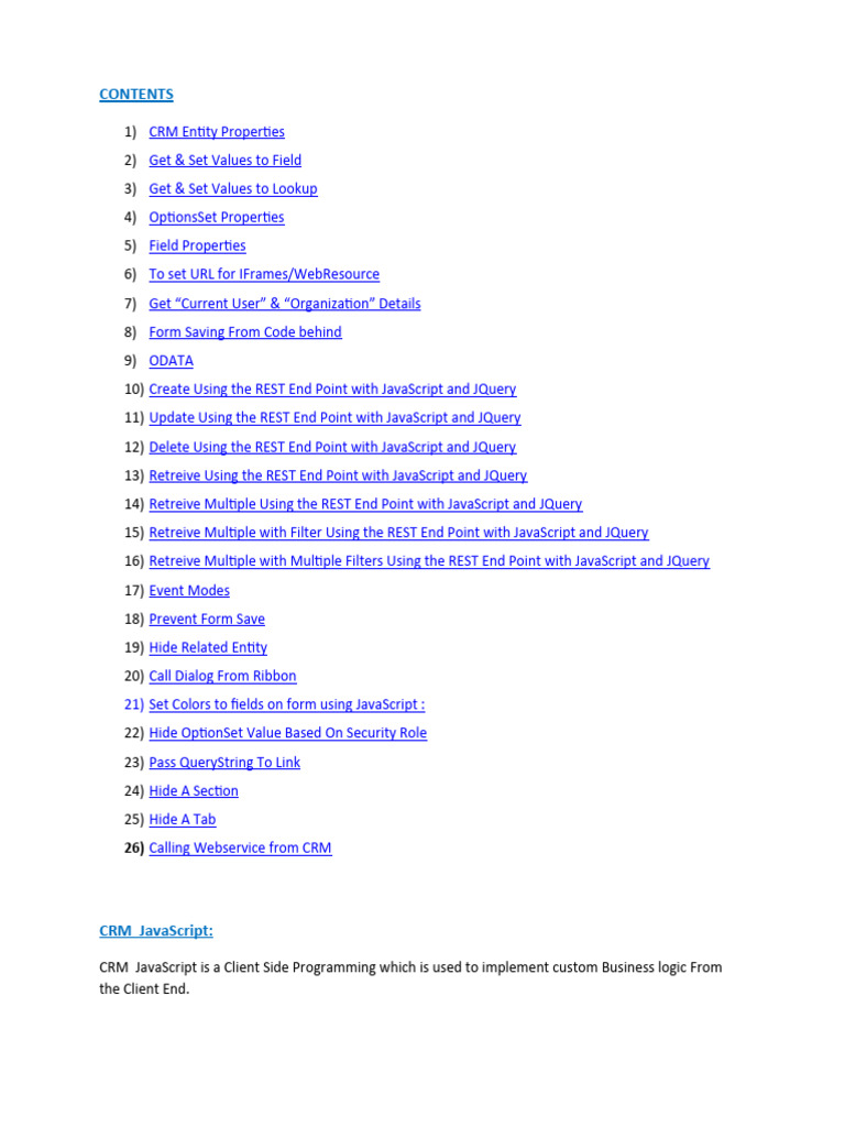 CRM JavaScript | PDF | Computer Science | Software Engineering