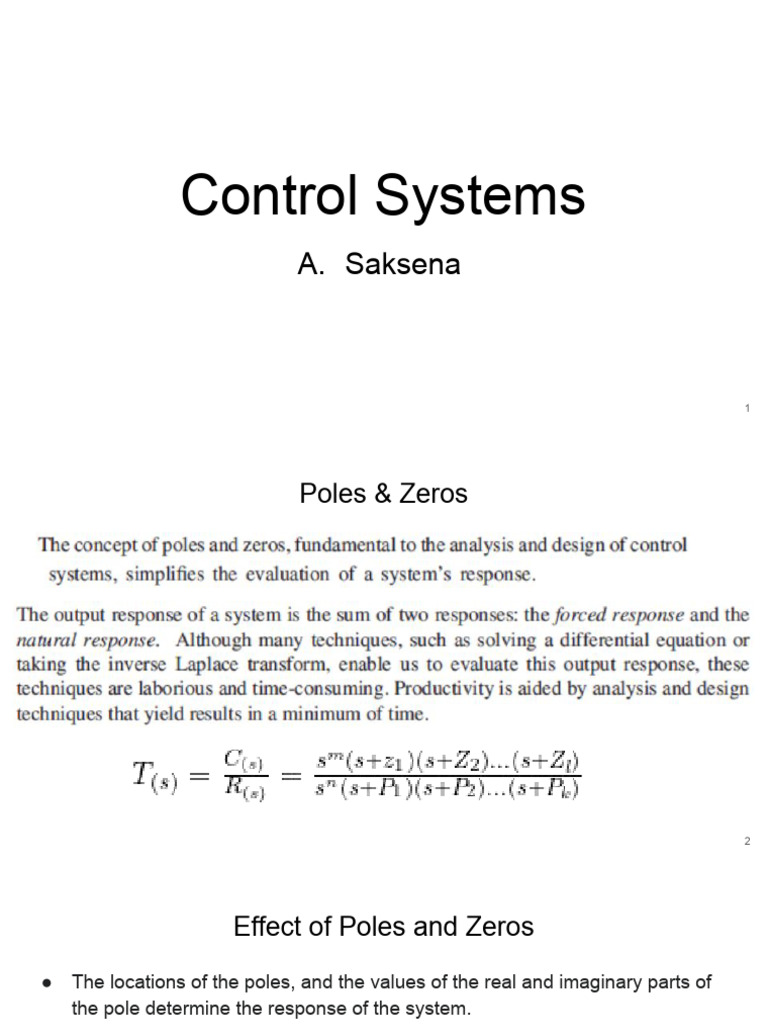 Second Order System | PDF