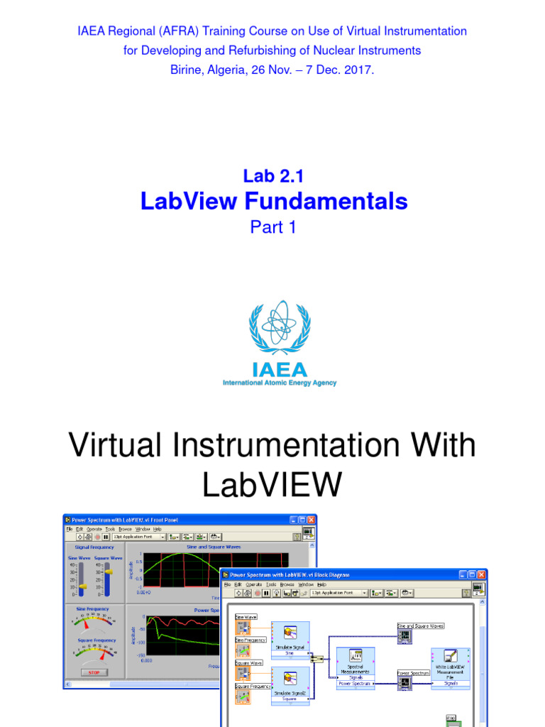 L2.1: Virtual Instrumentation With LabVIEW | PDF | Computer Terminal | Computing