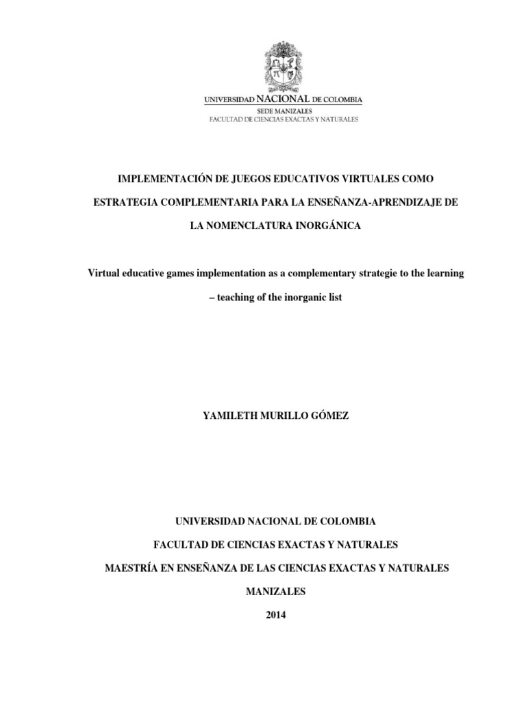 Guia Tesis de Quimica | PDF