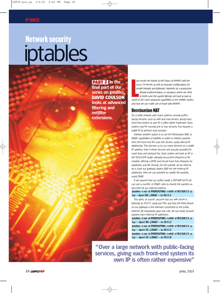 Iptables 5 | PDF