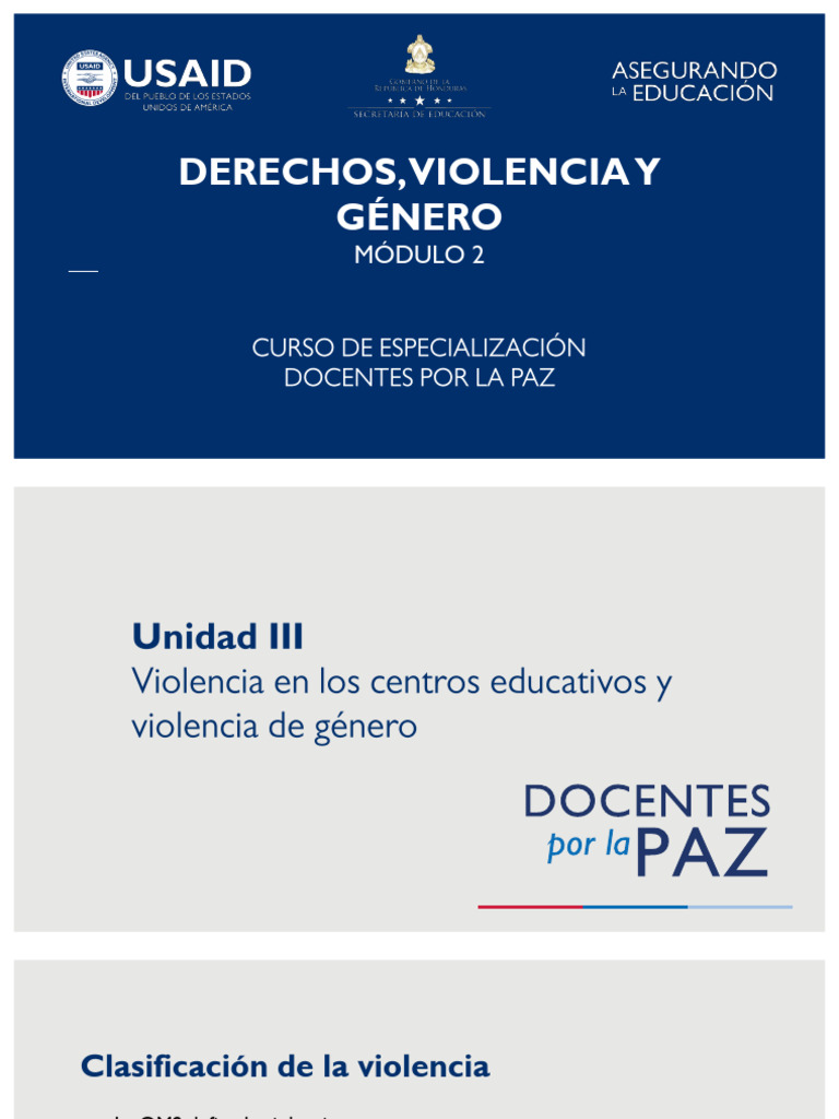 Módulo II - Tema 3 | PDF | Violencia | Violencia doméstica
