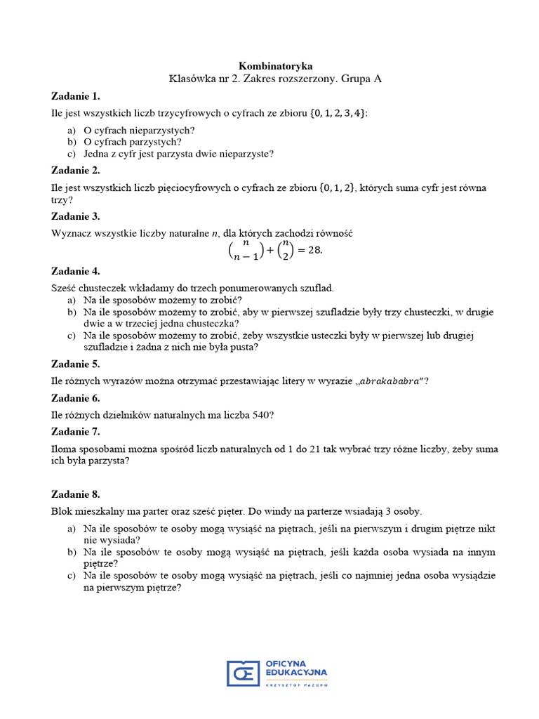 2021 2 Klasowka kl3 | PDF