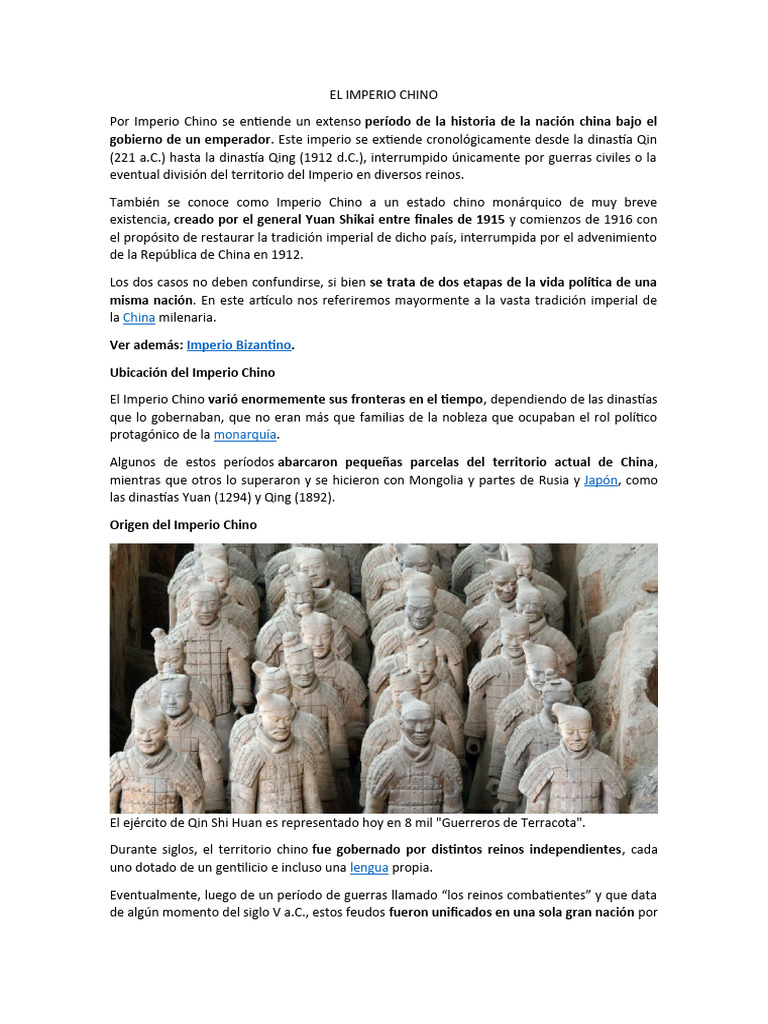 5 El Imperio Chino | PDF | dinastia Qing | China