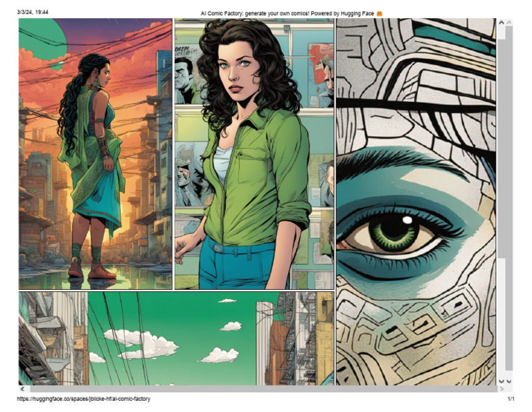 AI Comic Factory - A Hugging Face Space by Jbilcke-Hf | PDF