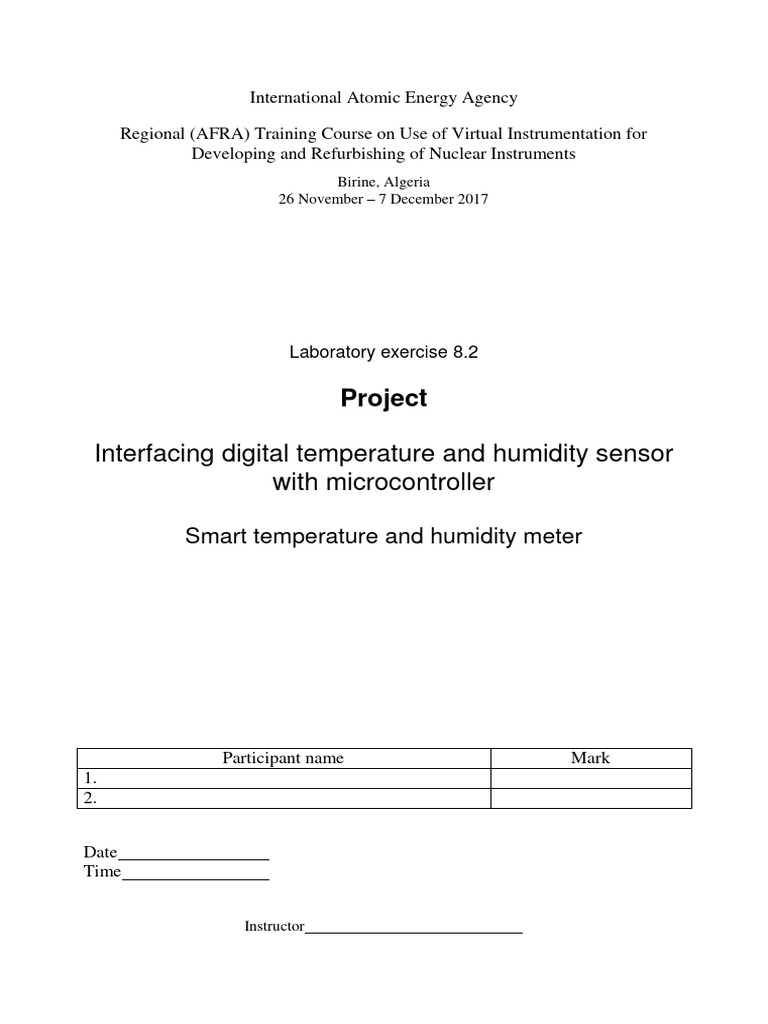 L8.2: Interfacing Digital Temperature and Humidity Sensor With ...