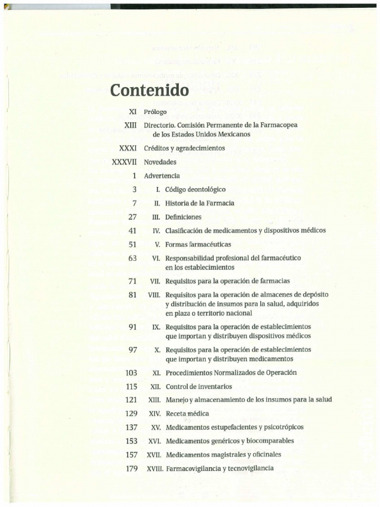 Farmacopea de Los Estados Unidos Mexicanos | PDF Farmacopea de Los Estados Unidos Mexicanos | PDF
