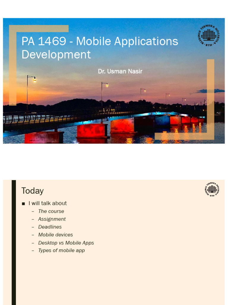 Mobile App Development Course | PDF | Mobile App | Android (Operating System)