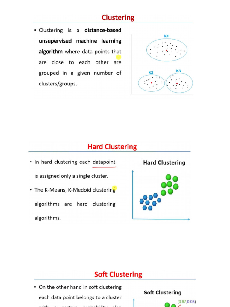 Unsupervised Learning Clustering II | PDF | Cluster Analysis | Artificial Intelligence