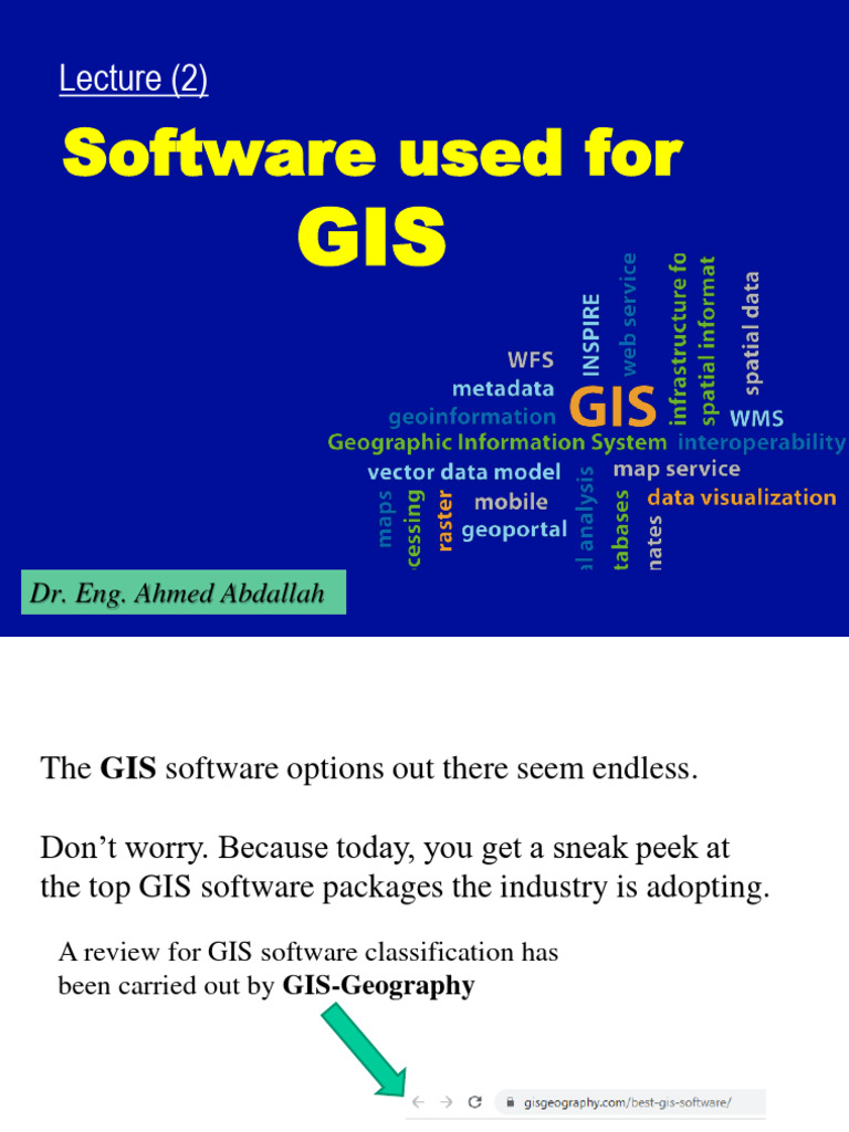 Lecture 2 - Arc GIS - Dr. Ahmed Abdallah | PDF