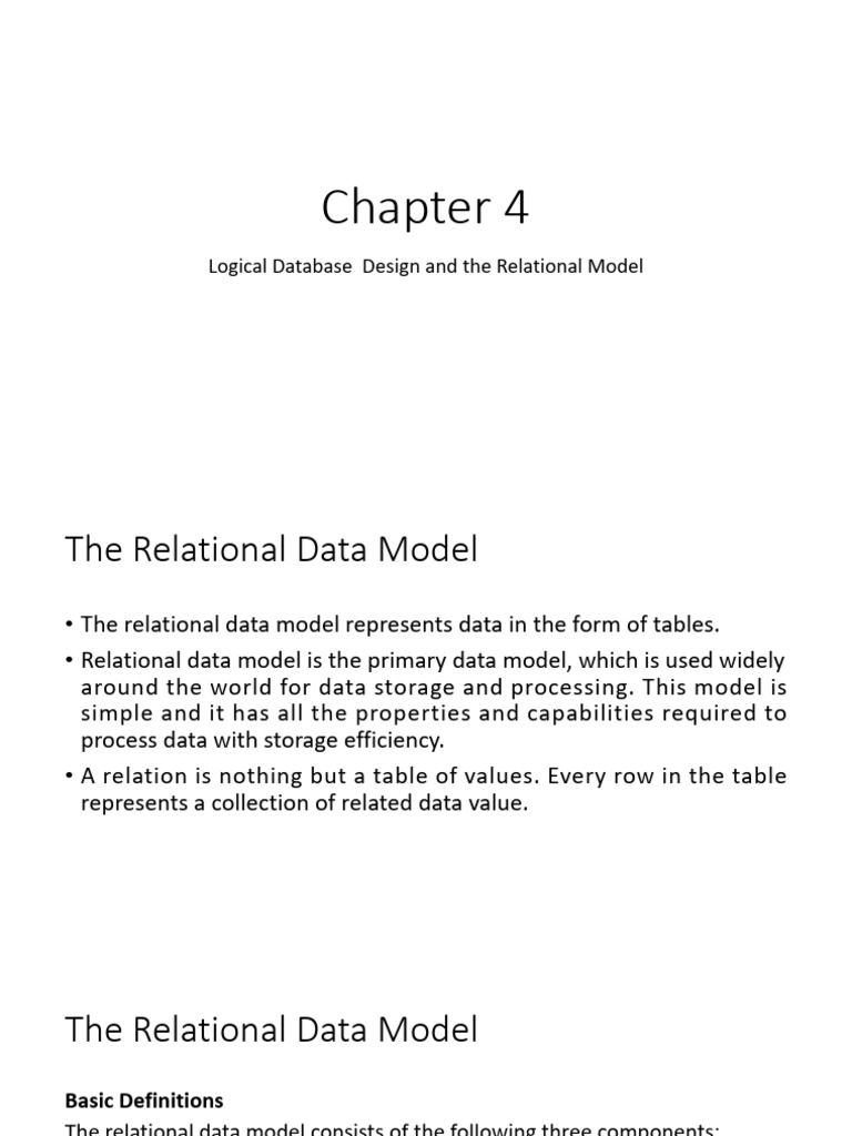 Lecture 11 | PDF | Relational Model | Relational Database Lecture 11 | PDF | Relational Model | Relational Database