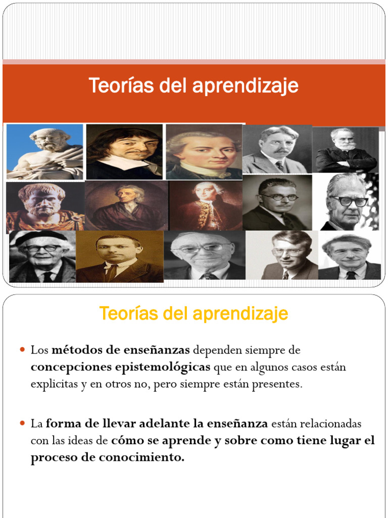Teorias Del Aprendizaje 1 | PDF | Aprendizaje | Conocimiento