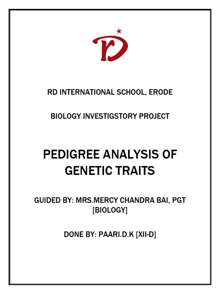 Biology Project | PDF | Heredity | Genetics