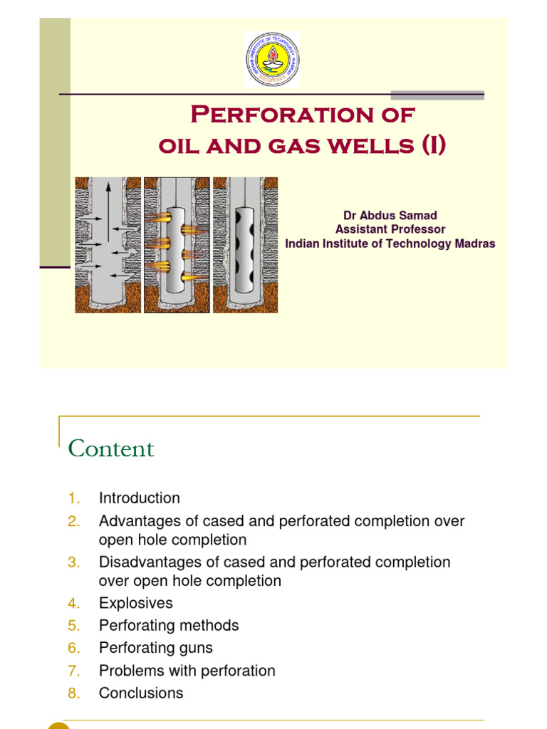 Perforation_of_Perforation_of_oil_and_oi | PDF | Casing (Borehole)