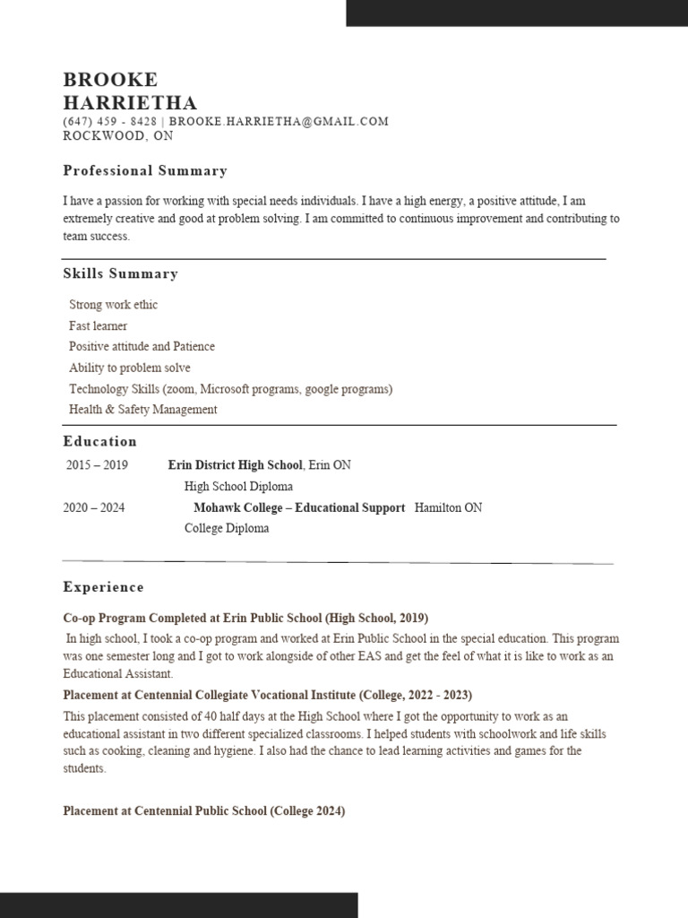 Resume 2 | PDF | Learning