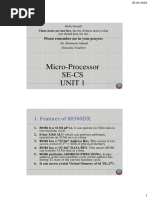 Lecture-11 (80386 Microprocessor) | PDF | Computer Architecture | Computer Engineering