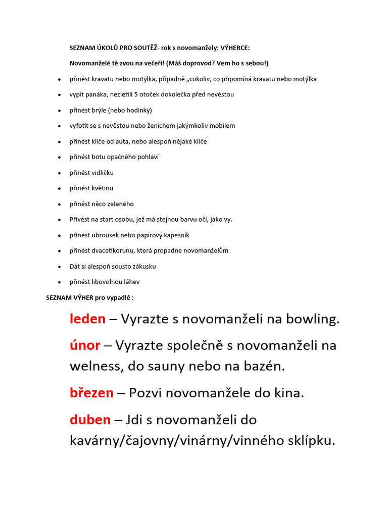 Rok S Novomanželi | PDF