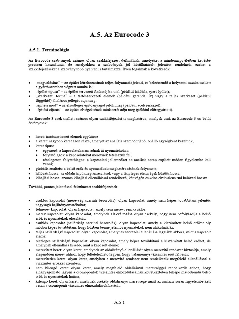 A.5. Az Eurocode 3 | PDF