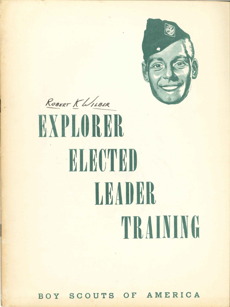 Explorer Elected Leader Training | PDF | Committee | Sports