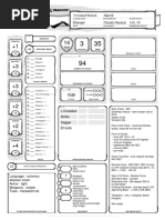 Godbound Character Sheets | PDF