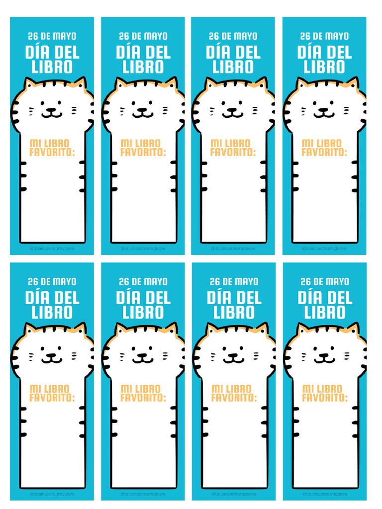 Marcalibros para Imprimir | PDF