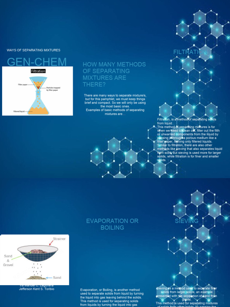 Blue Genchem | PDF | Filtration | Liquids