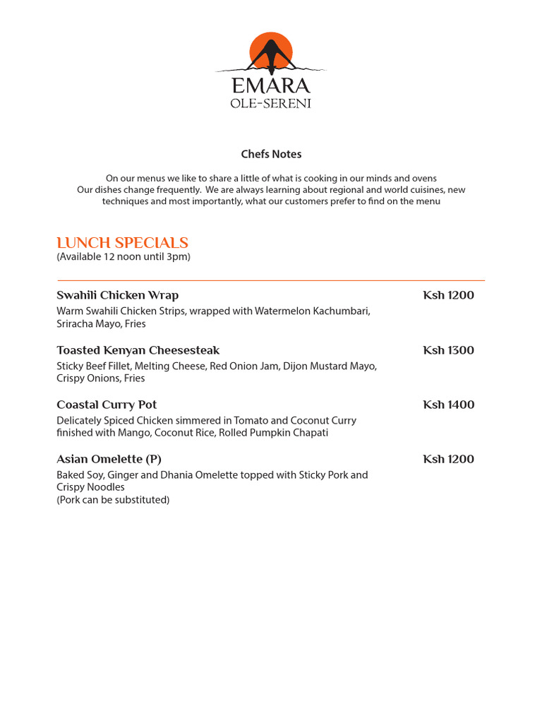 Acacia Menu 2020 Final 1 2 | PDF